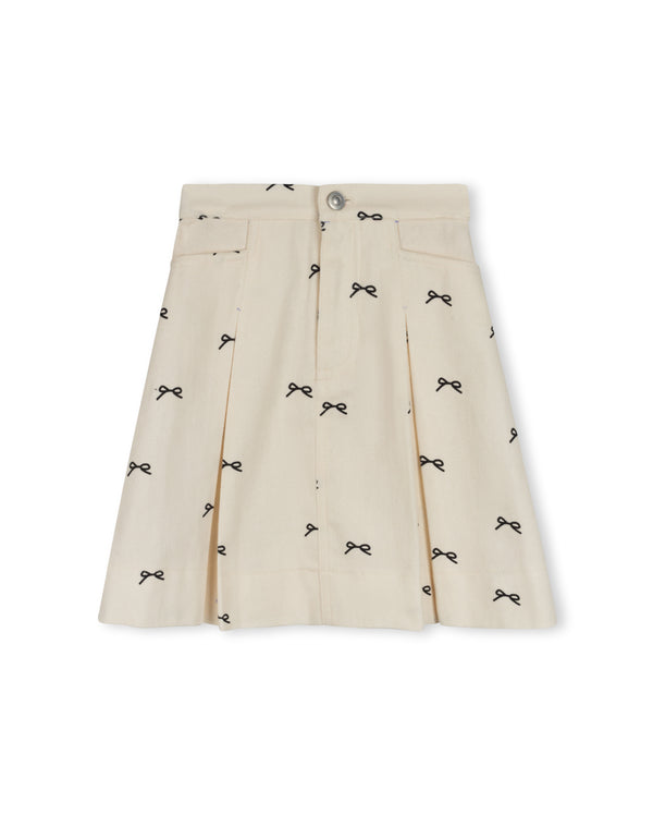 Scout Bow Printed Skirt