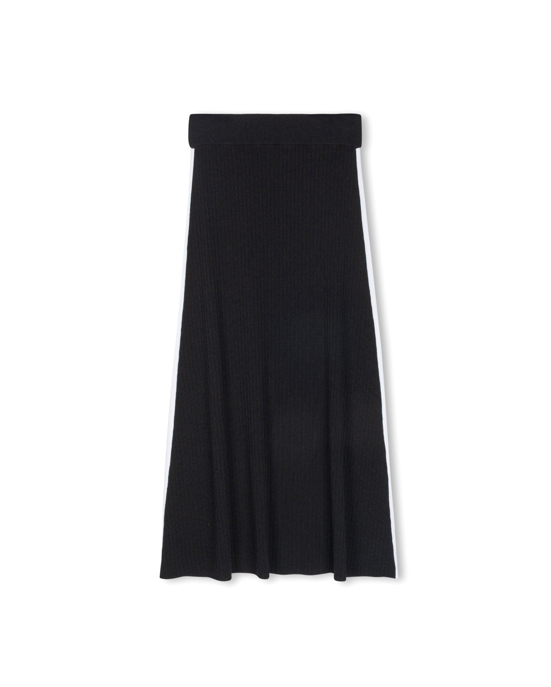Side Stripe Knit Skirt