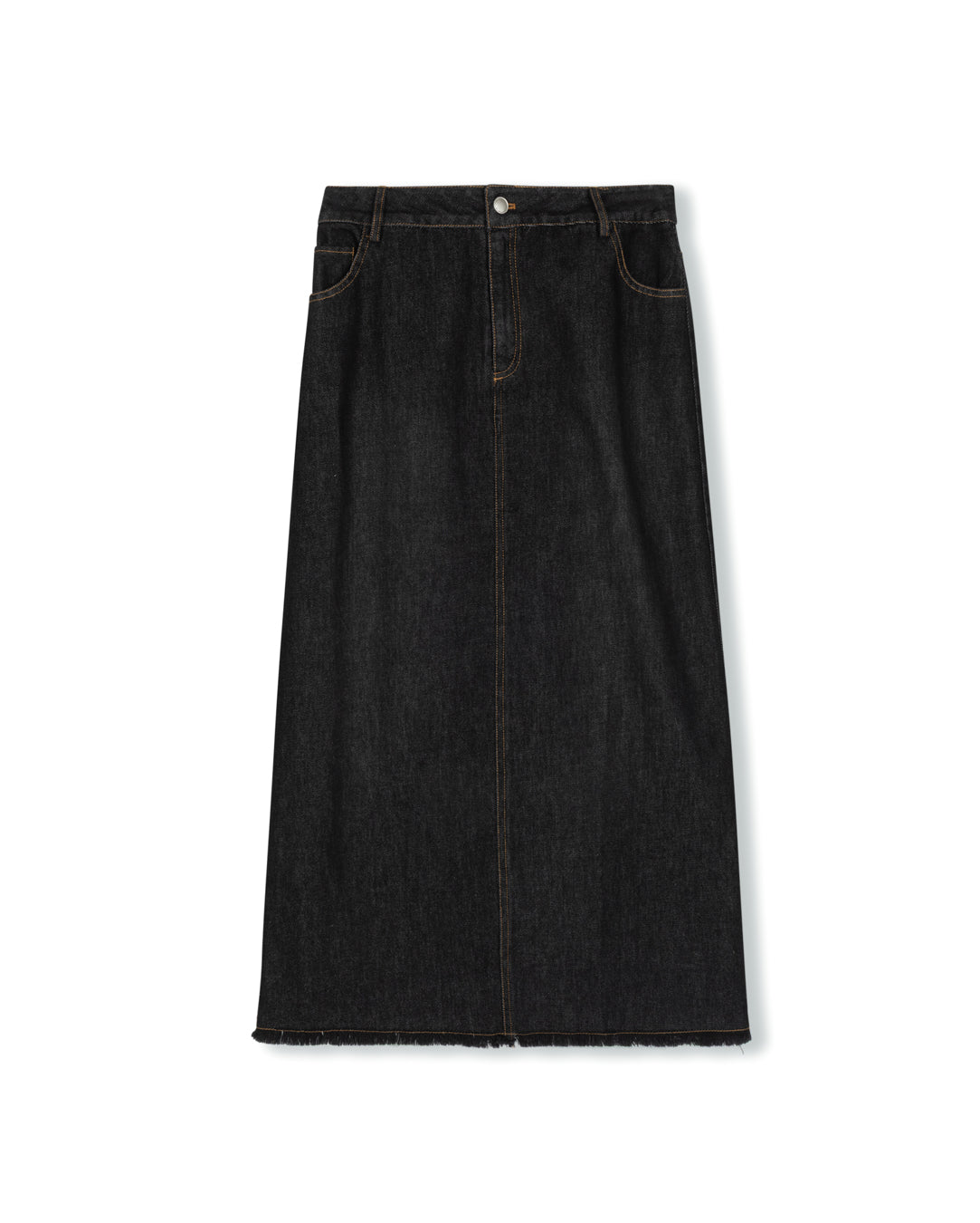 Washed Denim Skirt